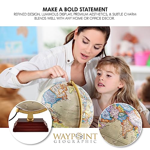 Waypoint Geographic Atlantic Illuminated Globe