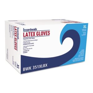 boardwalk powder-free latex exam gloves, x-large, 1,000 gloves (bwk351xlct)