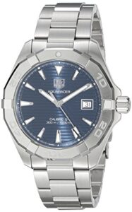 tag heuer men's 'aquaracer' swiss automatic stainless steel dress watch, color: silver-tone (model: way2112.ba0928)