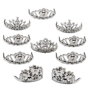 topseller sliver crown for barbie doll pack of 10