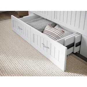 AFI Nantucket Murphy Bed Chest, Queen, White