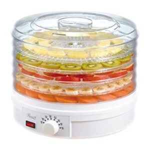 Rosewill Countertop Portable Electric Food Fruit Dehydrator Machine with Adjustable Thermostat, BPA-Free 5-Tray RHFD-15001