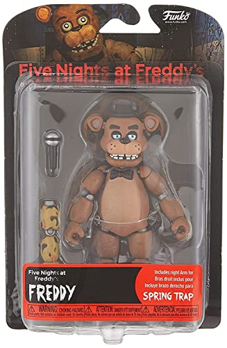 Funko 5" Articulated Action Figure: Five Nights at Freddy's (FNAF) - Freddy Fazbear - Collectible - Gift Idea - Official Merchandise - for Boys, Girls, Kids & Adults - Video Games Fans