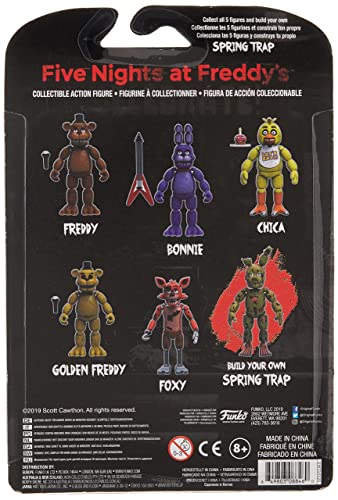 Funko 5" Articulated Action Figure: Five Nights at Freddy's (FNAF) - Freddy Fazbear - Collectible - Gift Idea - Official Merchandise - for Boys, Girls, Kids & Adults - Video Games Fans