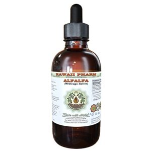 alfalfa alcohol-free liquid extract, organic alfalfa (medicago sativa) dried leaf glycerite 2 oz