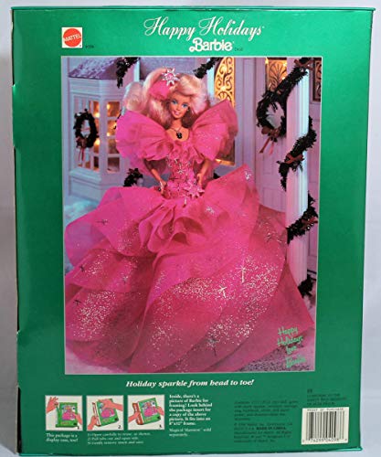 Barbie Mattel Happy Holidays 1990