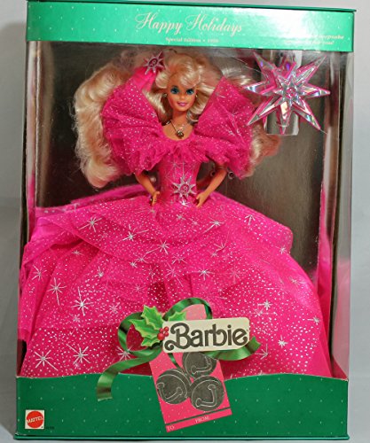 Barbie Mattel Happy Holidays 1990