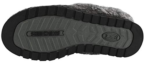 Skechers BOBS Women's Keepsakes - Ice Angel Slipper, Charcoal, 10 M US