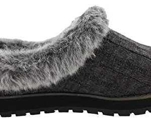 Skechers BOBS Women's Keepsakes - Ice Angel Slipper, Charcoal, 10 M US