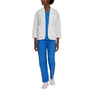 landau women's labwear 3172 white 4