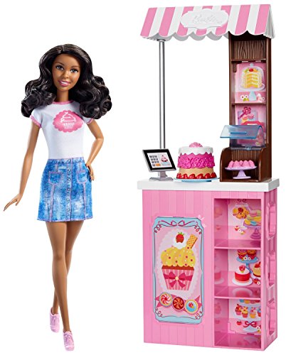 Barbie Careers Bakery Shop Playset with African-American Doll