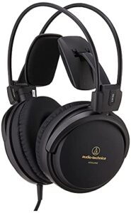 audio-technica ath-a550z art monitor closed-back dynamic headphones, black