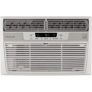 frigidaire ffre0833s1 8,000 btu 115v window-mounted mini-compact air conditioner with temperature-sensing remote control