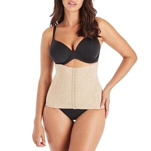 maidenform womens waist nipper ultra firm control trainer shapewear, body beige, small us