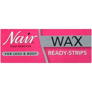 Nair Hair Remover Wax Ready- Strips for Legs & Body, 40 CT Set of 3