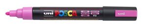 posca acrylic paint marker, medium, fluorescent pink