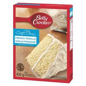 Betty Crocker Super Moist French Vanilla Cake Mix 432 Grams / 15.25 Oz - 4 Packs