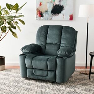 Christopher Knight Home Gannon Fabric Gliding Recliner, Steel 38.5D x 42.5W x 41H in