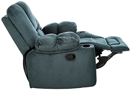 Christopher Knight Home Gannon Fabric Gliding Recliner, Steel 38.5D x 42.5W x 41H in