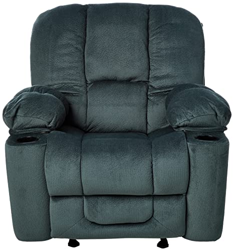 Christopher Knight Home Gannon Fabric Gliding Recliner, Steel 38.5D x 42.5W x 41H in