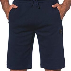 JP 1880 Menswear Big & Tall Plus Size L-8XL JP Logo Comfy Sweat Shorts Navy Blue X-Large 702636 70