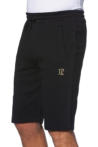 JP 1880 Menswear Big & Tall Plus Size L-8XL JP Logo Comfy Sweat Shorts Black X-Large 702636 10