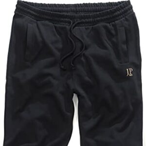 JP 1880 Menswear Big & Tall Plus Size L-8XL JP Logo Comfy Sweat Shorts Black X-Large 702636 10