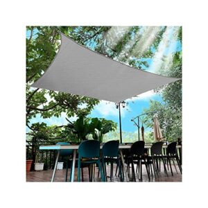 celinasun sun shade sail incl fastening ropes square 12 x 12 ft light gray premium sun shade outdoor weatherproof breathable sail shade