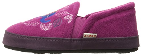 Acorn Unisex-Kid's Colby Gore Moc Slipper, Magenta Elephant, 12-13 Little Kid