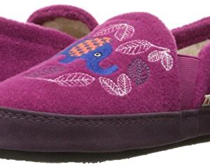 Acorn Unisex-Kid's Colby Gore Moc Slipper, Magenta Elephant, 12-13 Little Kid