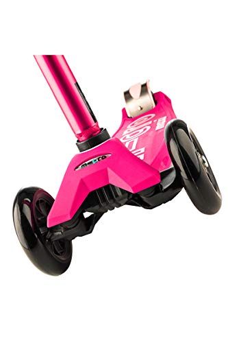 Micro Kickboard - Maxi Deluxe 3-Wheeled, Lean-to-Steer, Swiss-Designed Micro Scooter for Kids, Ages 5-12 (Pink)