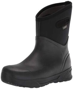 bogs bozeman mid men's boot - black - 9