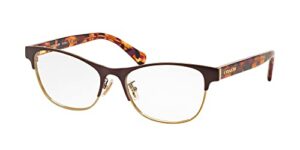 coach eyeglasses hc 5074 9241 satin purple/gold