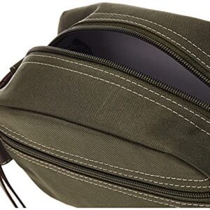 Timberland Men's Toiletry Bag Canvas Travel Kit Organizer, Olive, One Size