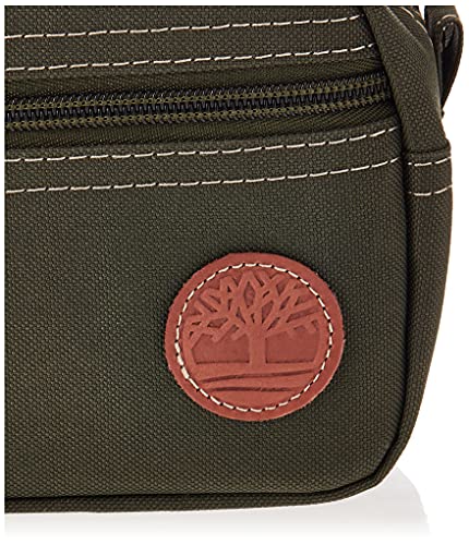 Timberland Men's Toiletry Bag Canvas Travel Kit Organizer, Olive, One Size