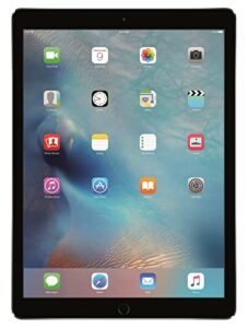 apple ipad pro (128gb, wi-fi, space gray) 12.9in tablet (renewed)