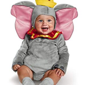 Disguise unisex baby Dumbo Infant Costume, Gray, 12-18 Months US