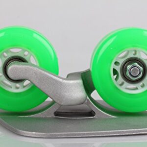 JINCAO Green Portable Roller Road Drift Skates Plate Anti-Slip Board Aluminum Truck with PU Wheels with ABEC-7 608 Bearings