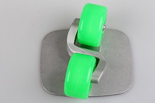 JINCAO Green Portable Roller Road Drift Skates Plate Anti-Slip Board Aluminum Truck with PU Wheels with ABEC-7 608 Bearings