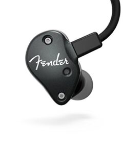 fender fxa6 professional in-ear headphone monitors, black