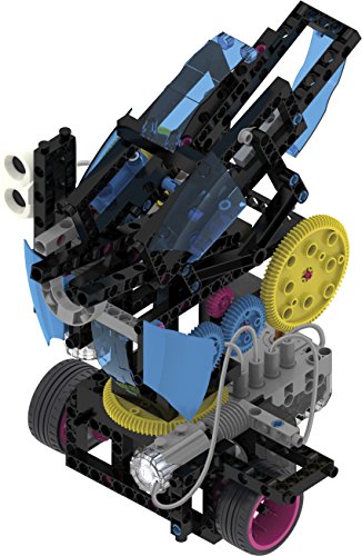 Thames & Kosmos Robotics Workshop Model Building & Science Experiment Kit | Build & Program 10 Robots with Ultrasonic Sensors | Program & Control with App for iOS & Android