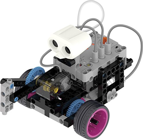 Thames & Kosmos Robotics Workshop Model Building & Science Experiment Kit | Build & Program 10 Robots with Ultrasonic Sensors | Program & Control with App for iOS & Android