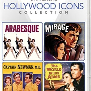 Universal Hollywood Icons Collection: Gregory Peck (Arabesque / Mirage / Captain Newman, M.D. / The World in His Arms) [DVD]