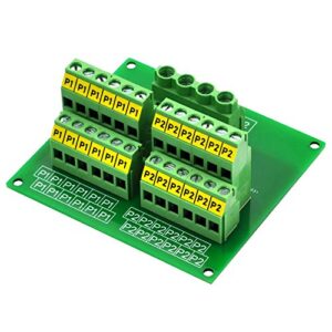 electronics-salon panel mount 12 position power distribution module board.