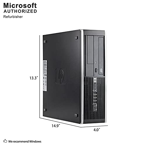 HP 8300 Elite Small Form Factor Desktop Computer, Intel Core i5-3470 3.2GHz Quad-Core, 8GB RAM, 500GB SATA, Windows 10 Pro 64-Bit, USB 3.0, Display Port (Renewed)