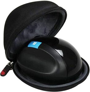 hermitshell travel case fits microsoft sculpt ergonomic mouse (l6v-00001)