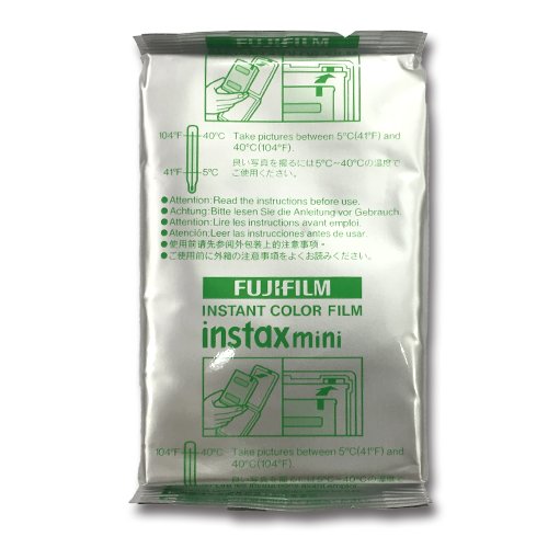 Fujifilm INSTAX Mini Instant Film 5 Pack 50 Sheets (White) for Fujifilm Mini 8 and Mini 9 Cameras