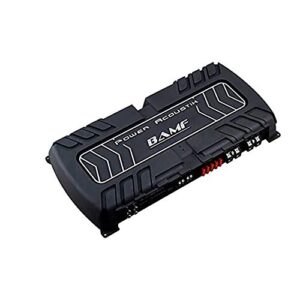 power acoustik bamf1-8000w class d monoblock amplifier,black