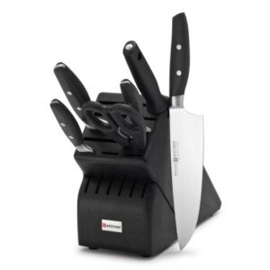 wÜsthof epicure slate 7-piece knife block set