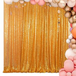 gold shimmer sequin fabric photography backdrop (20ftx10ft)